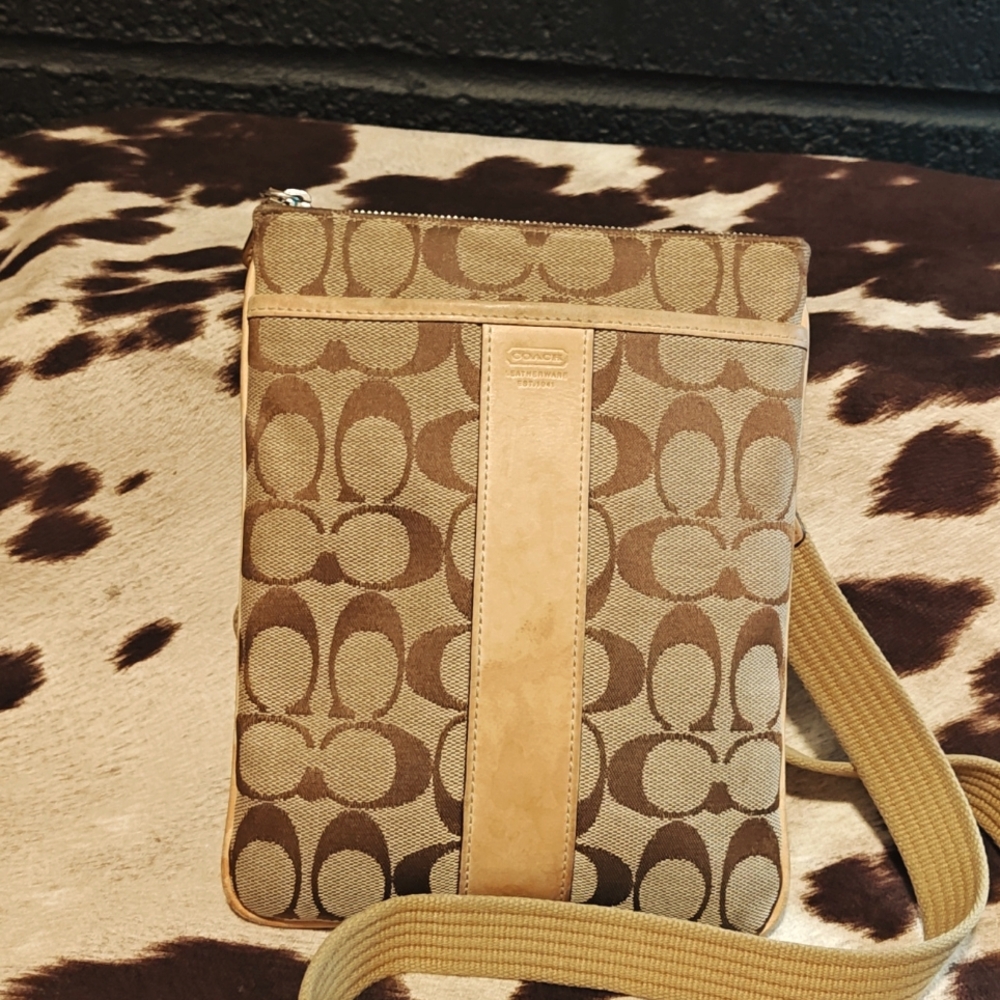 Coach Women's Signature Swing Pack Messenger Bag - Gem